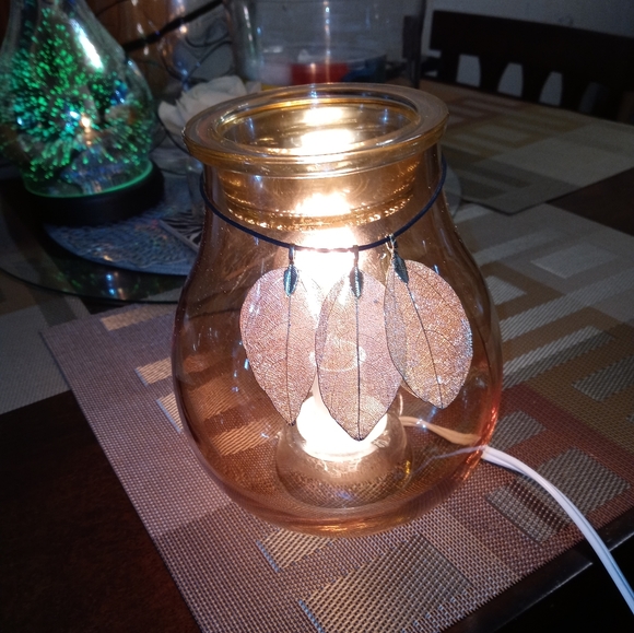 Scentsy | Accents | Scentsy Amber Glow Warmer | Poshmark